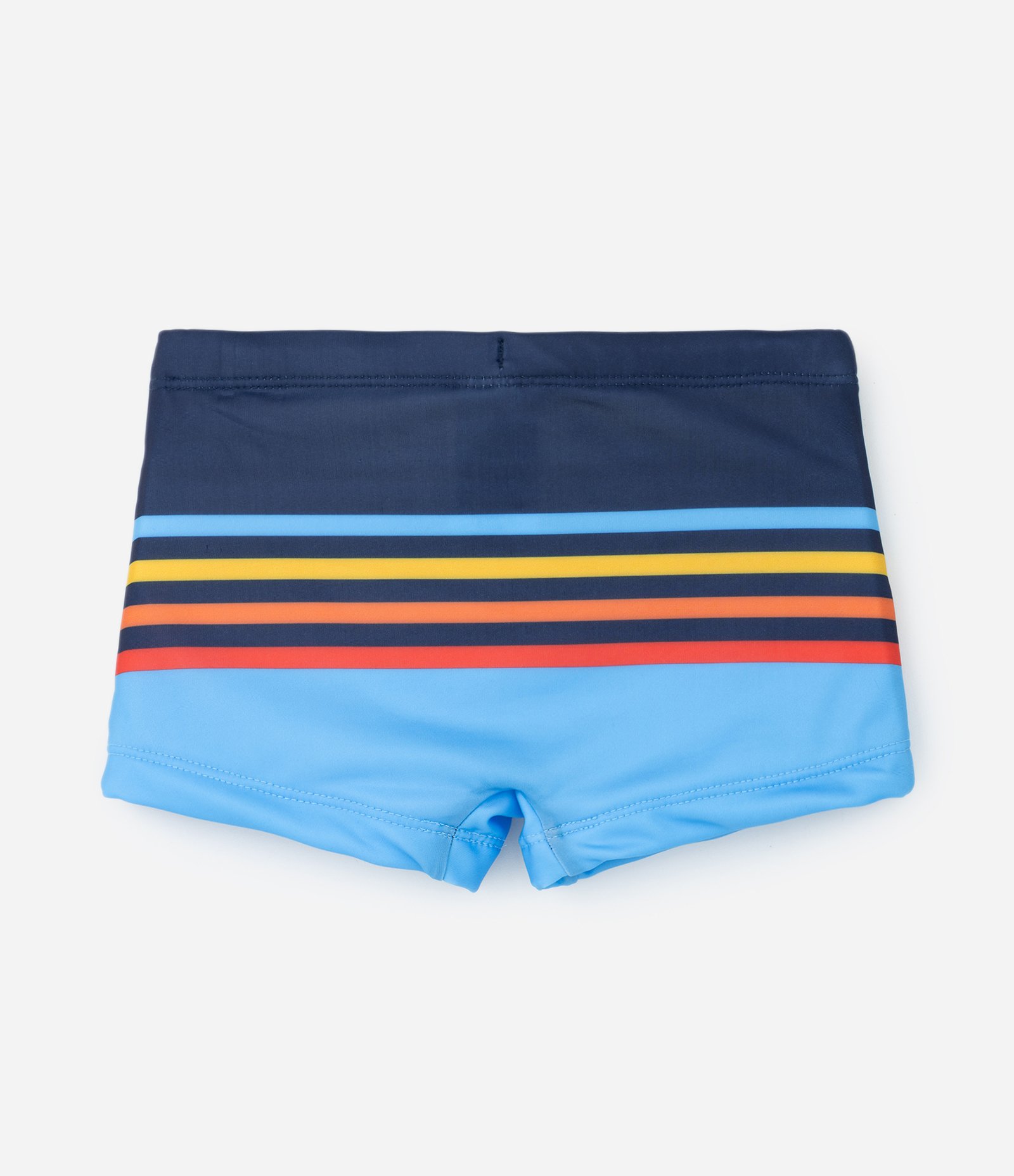 Sunga Boxer Infantil com Estampa de Listras - Tam 5 a 14 Anos Multicores