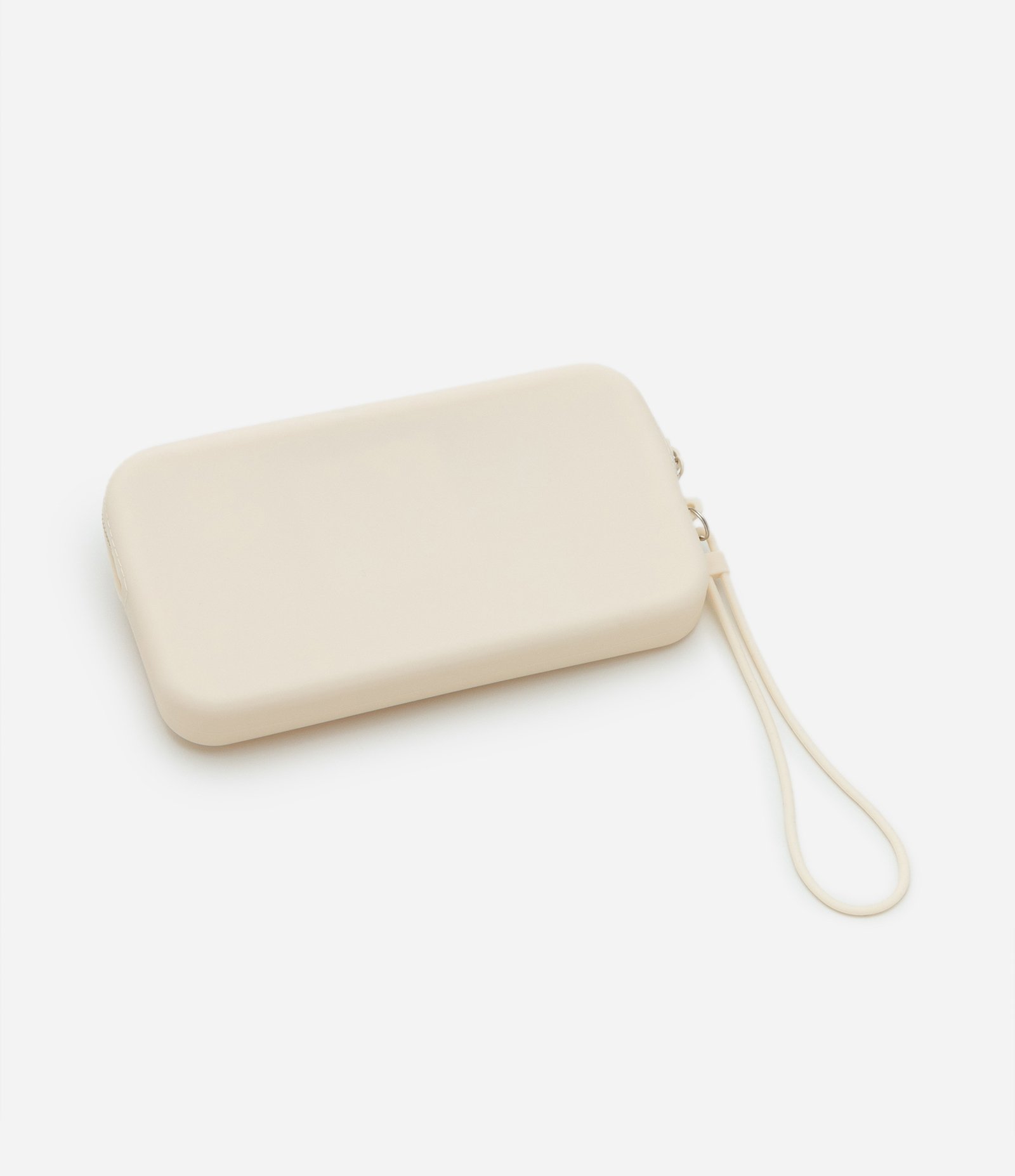 Nécessaire Envelope de Silicone com Alçinha Off White