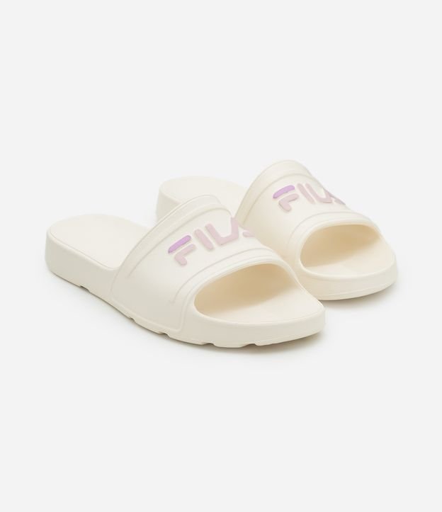 Chinelo Slide Fila Sleek Off White
