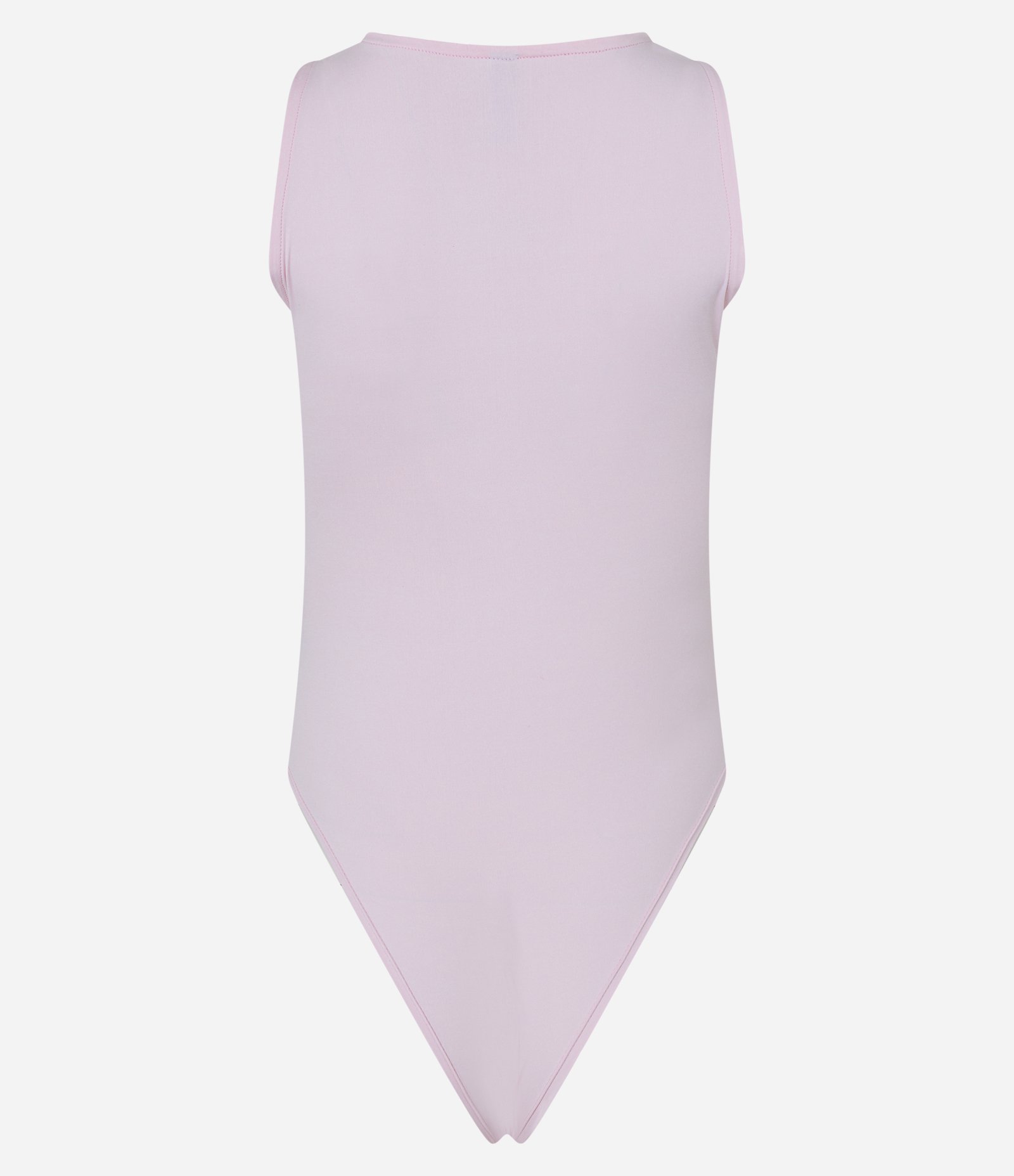 Body sem Manga em Microfibra e Botões para Fechamento Rosa