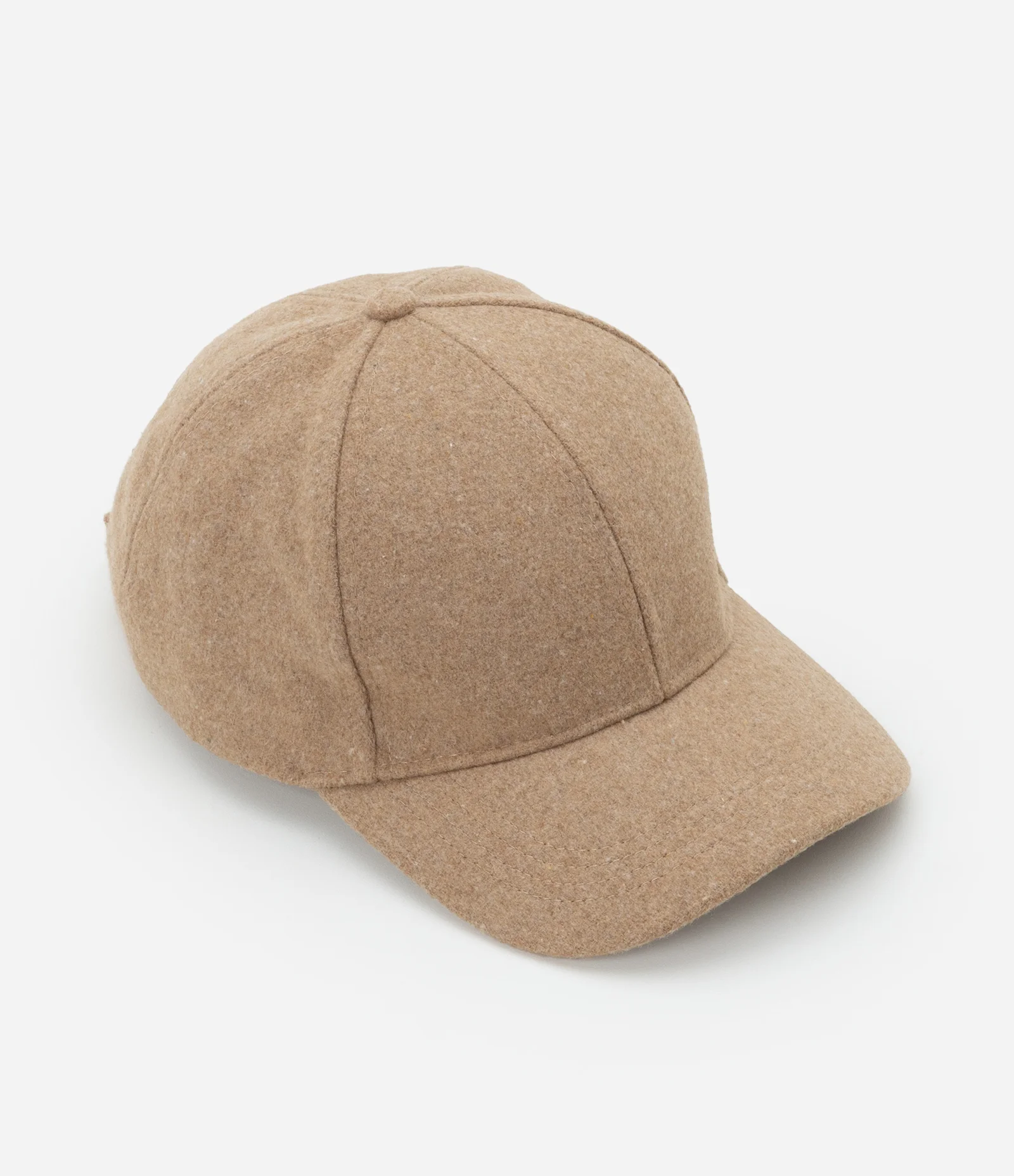 Boné Aba Curva em Feltro Caramelo