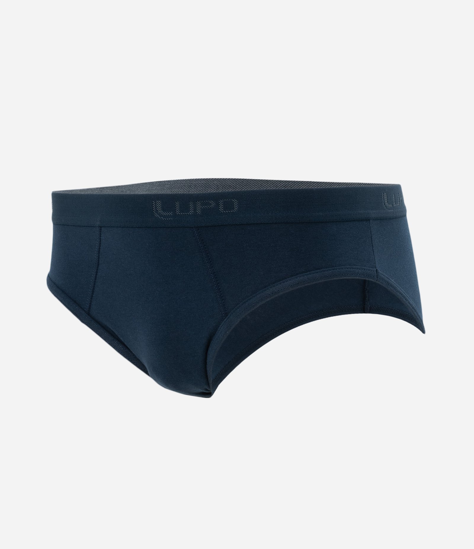 Cueca Slip em Algodão Lupo Azul Marinho