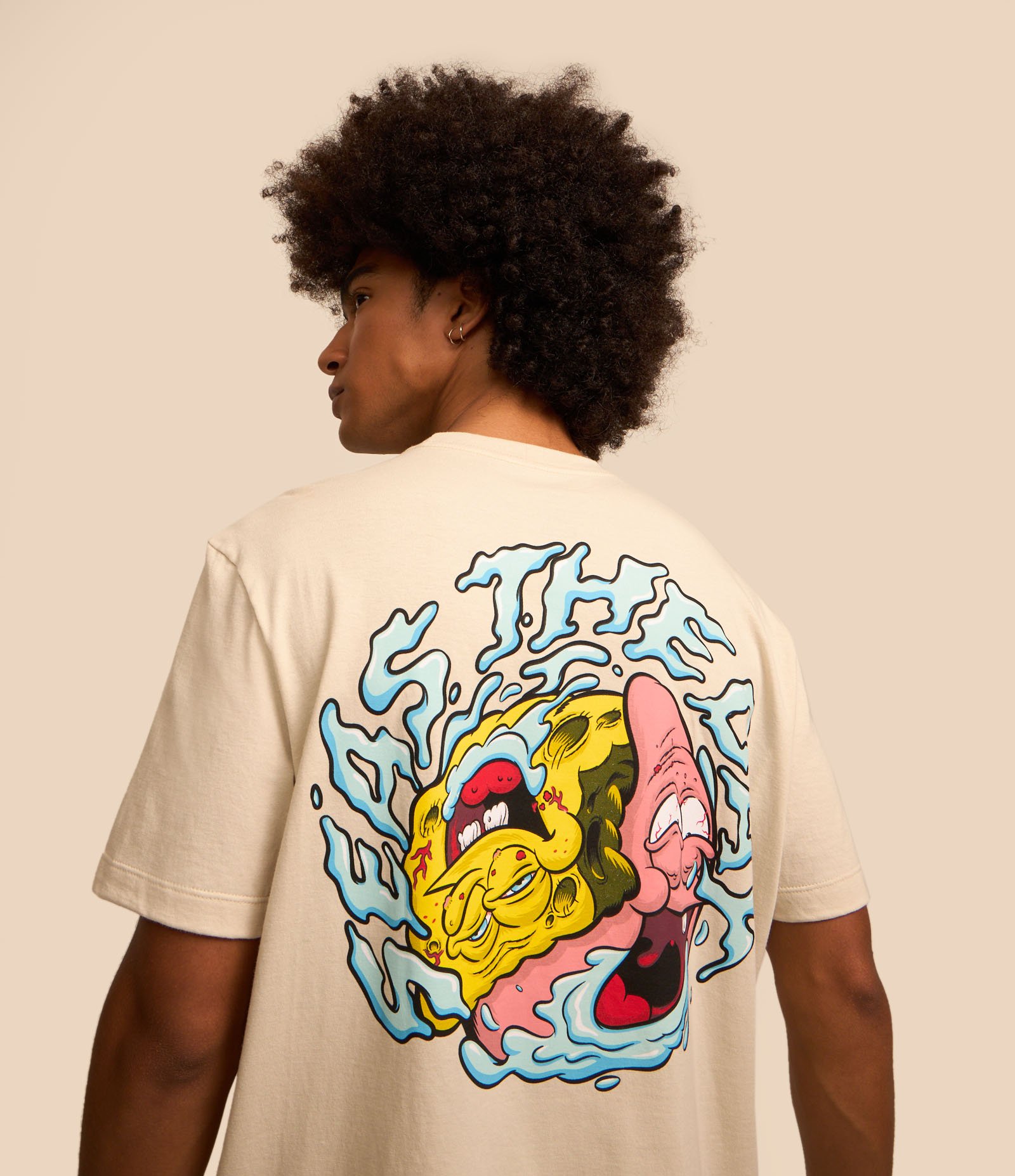 Camisa Estilo Bob Esponja