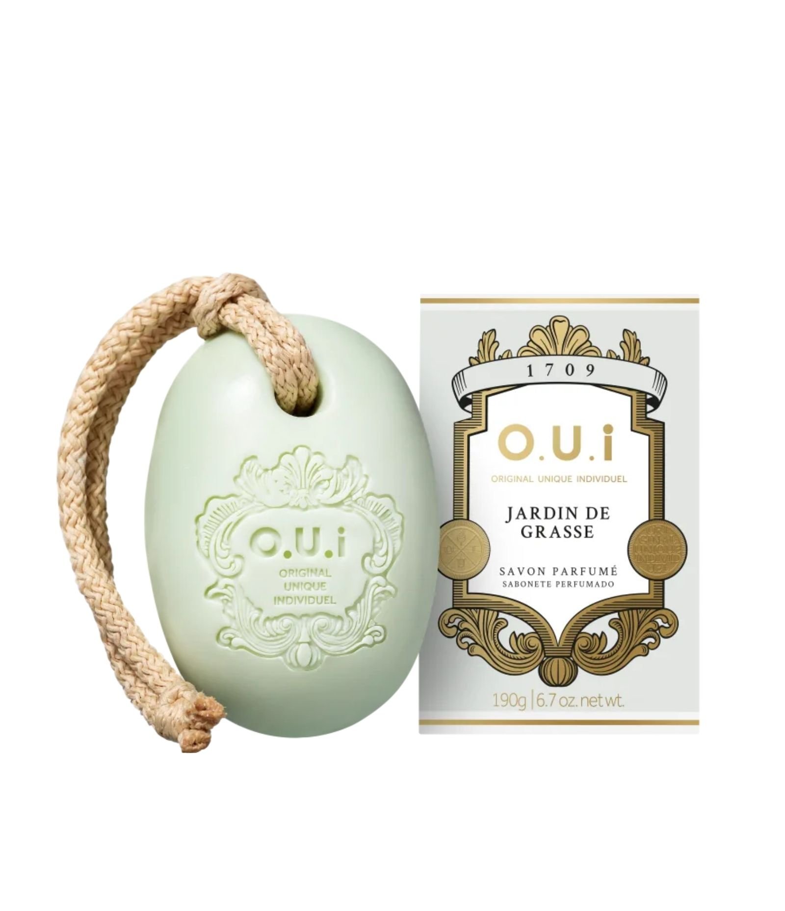 Sabonete em Barra Savon Parfume Jardim de Grasse O.U.i 190g