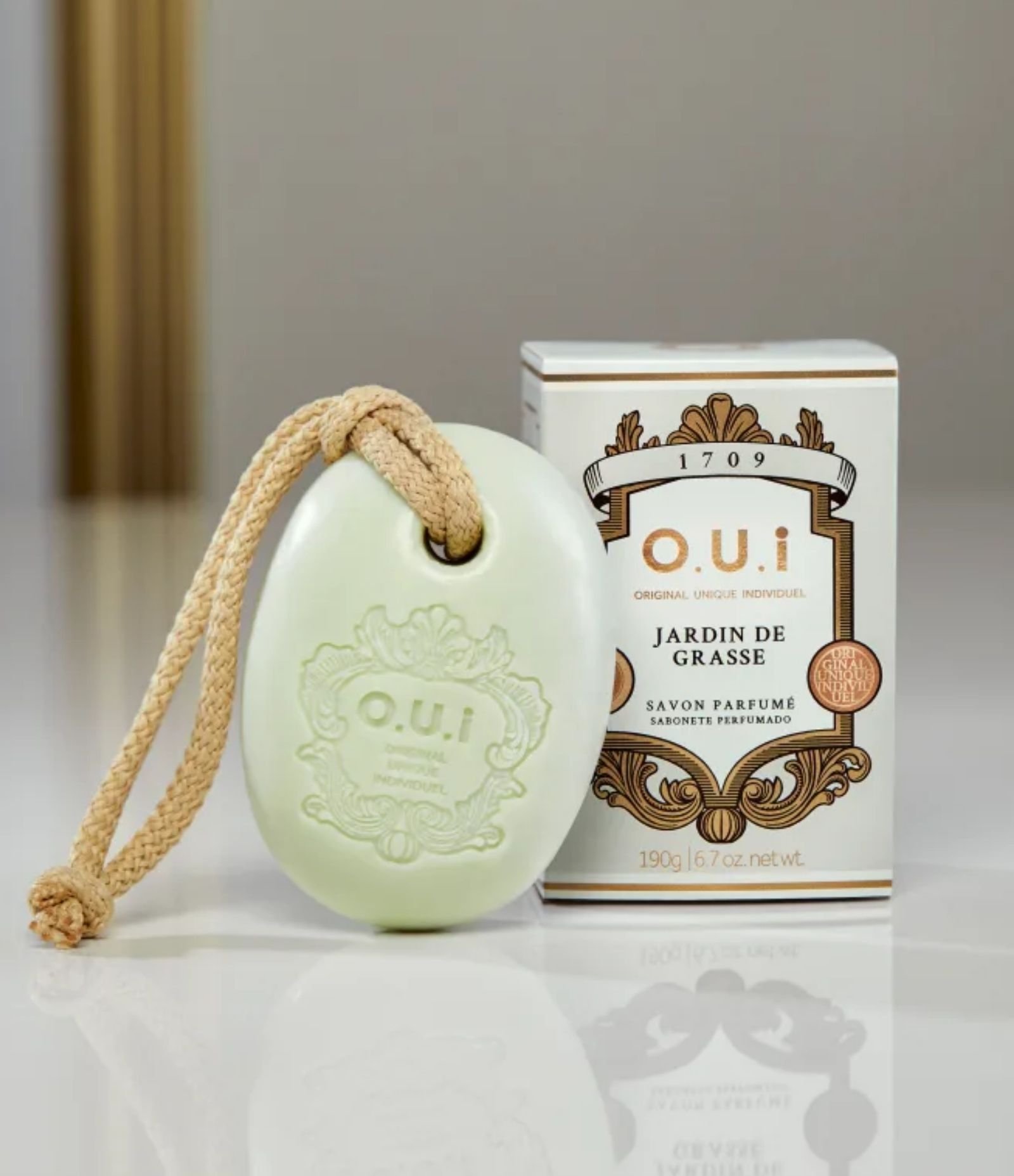 Sabonete em Barra Savon Parfume Jardim de Grasse O.U.i 190g