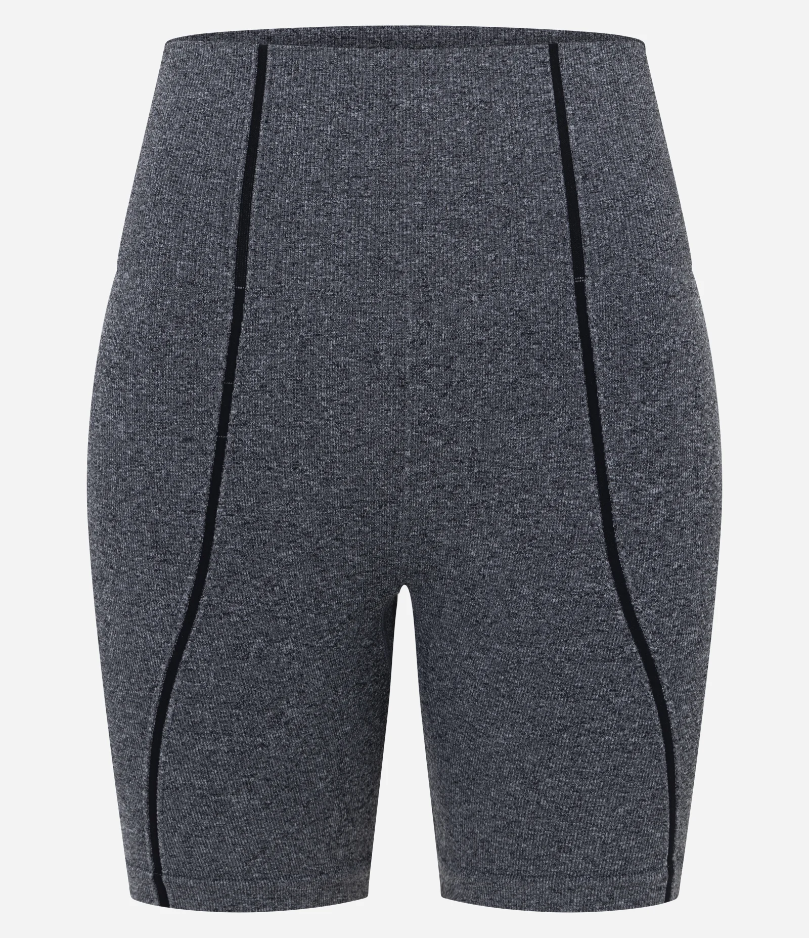 Bermuda Esportiva Seamless Texturizada Com Detalhe Jacquard Onda Cinza