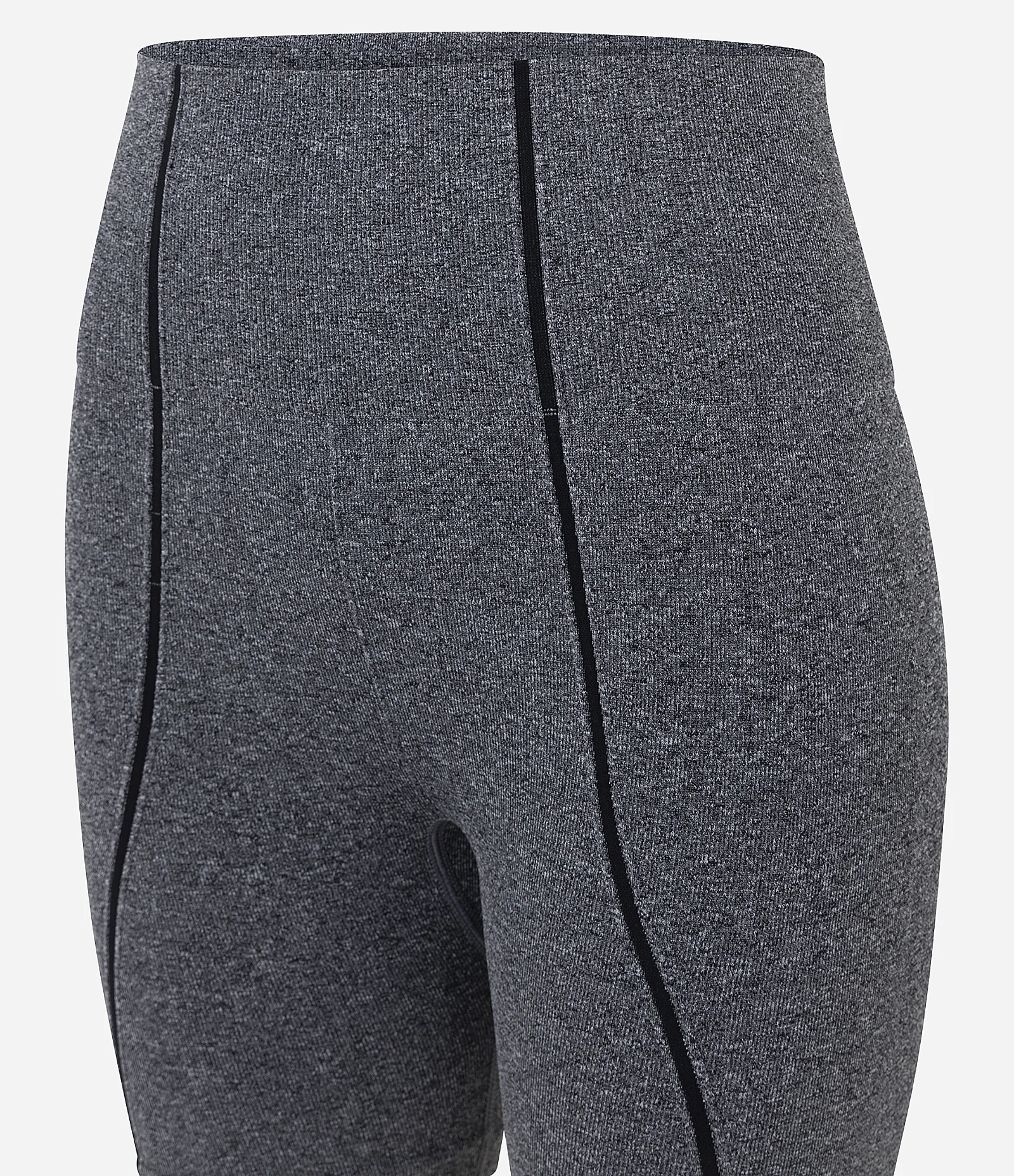 Bermuda Esportiva Seamless Texturizada Com Detalhe Jacquard Onda Cinza