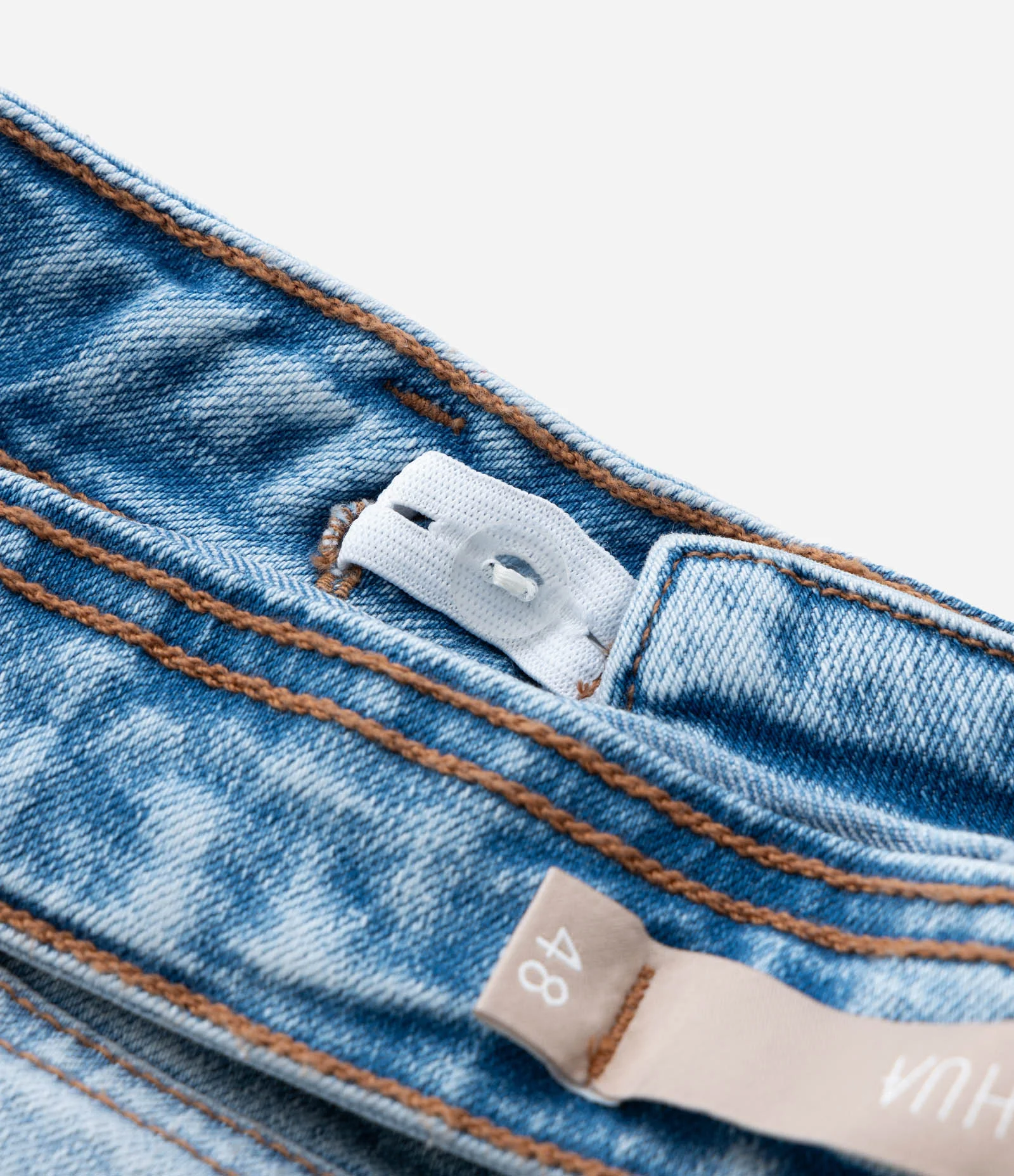 Calça Skinny em Jeans com Barra Desfiada Curve & Plus Size Azul