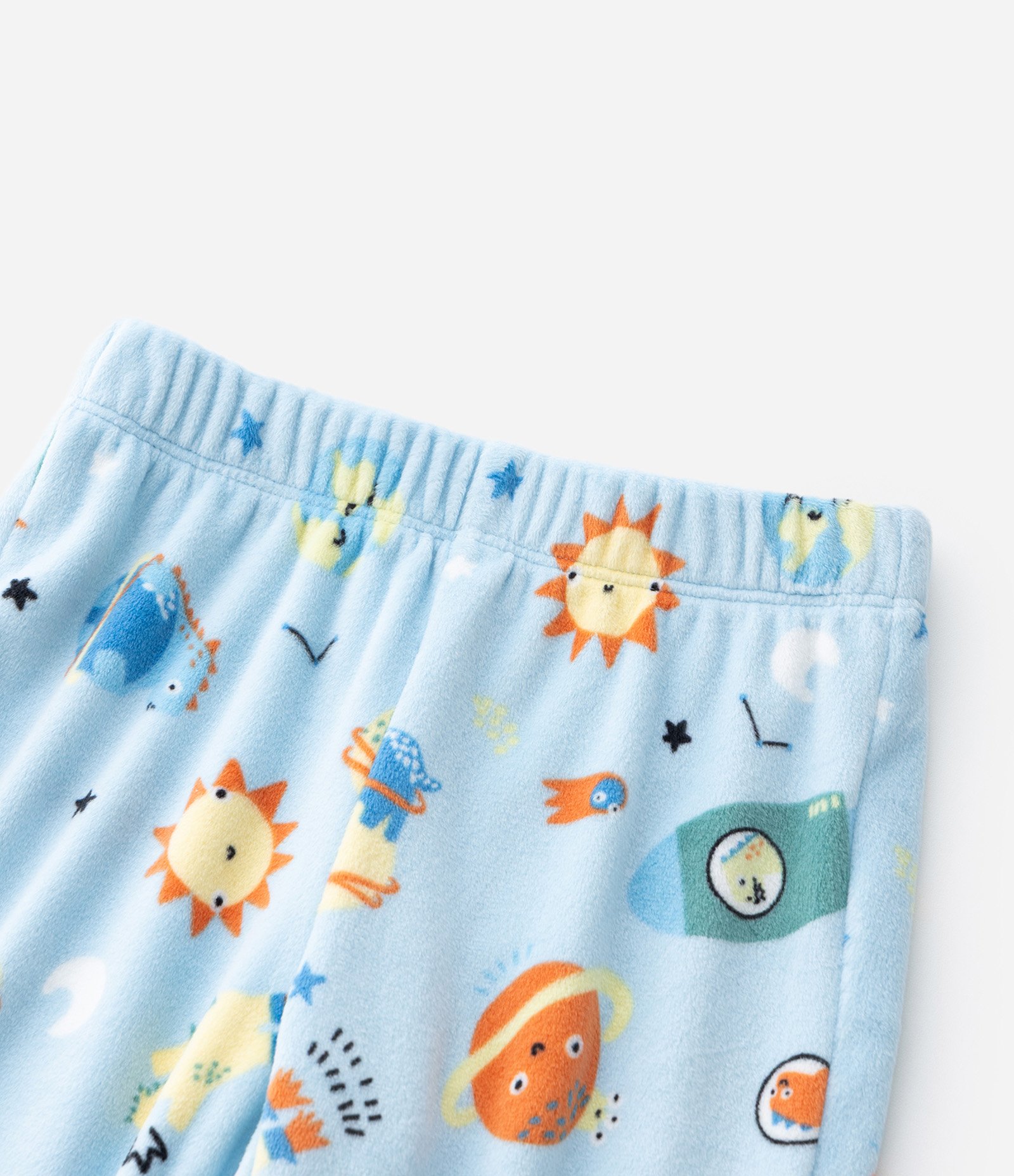 Pijama Infantil Longo com Estampa de Planetas que Brilha no Escuro ...