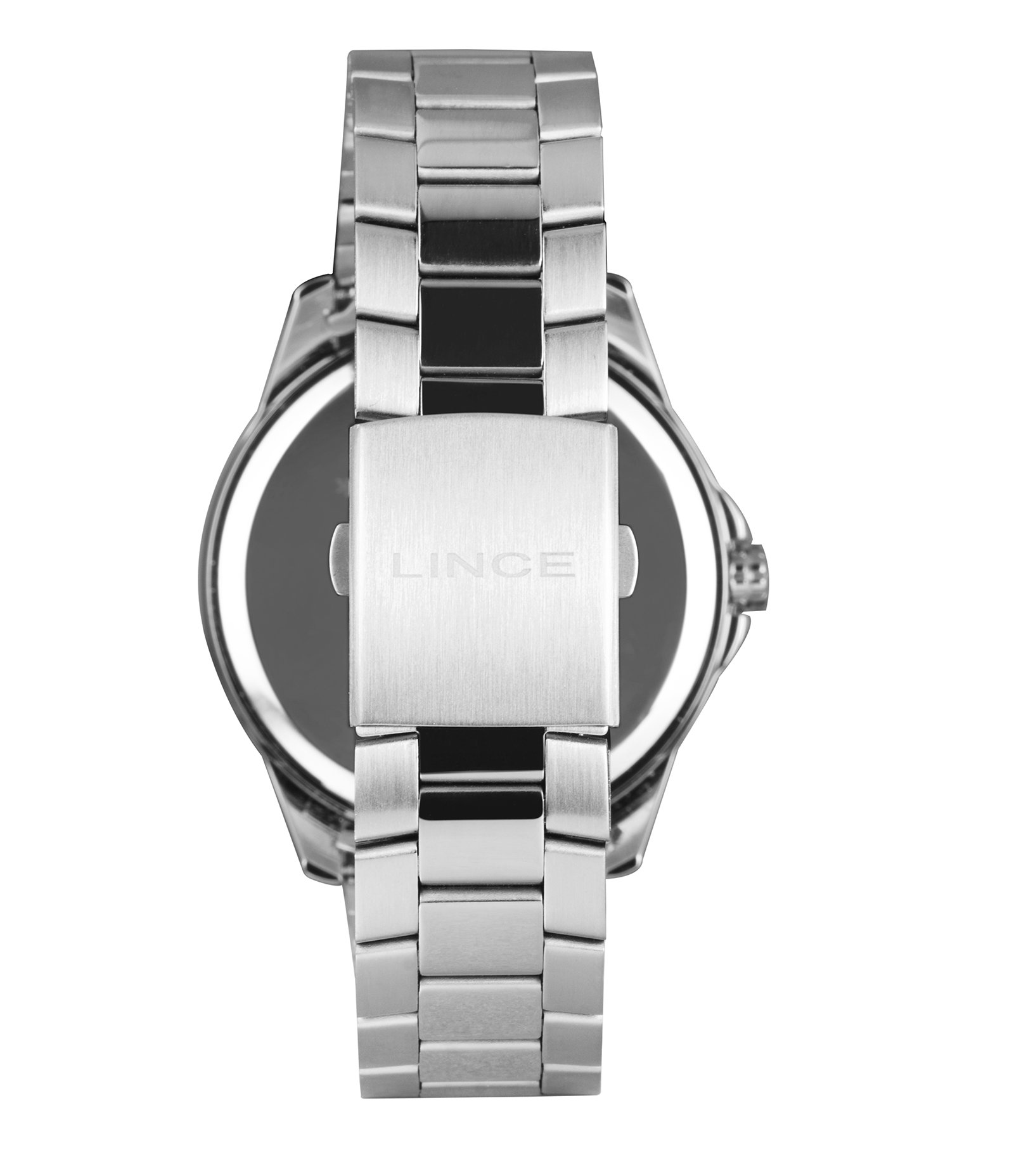 Relógio Analógico Lince Aço Modelo MRMM053L46 KBRMP2SX Prata