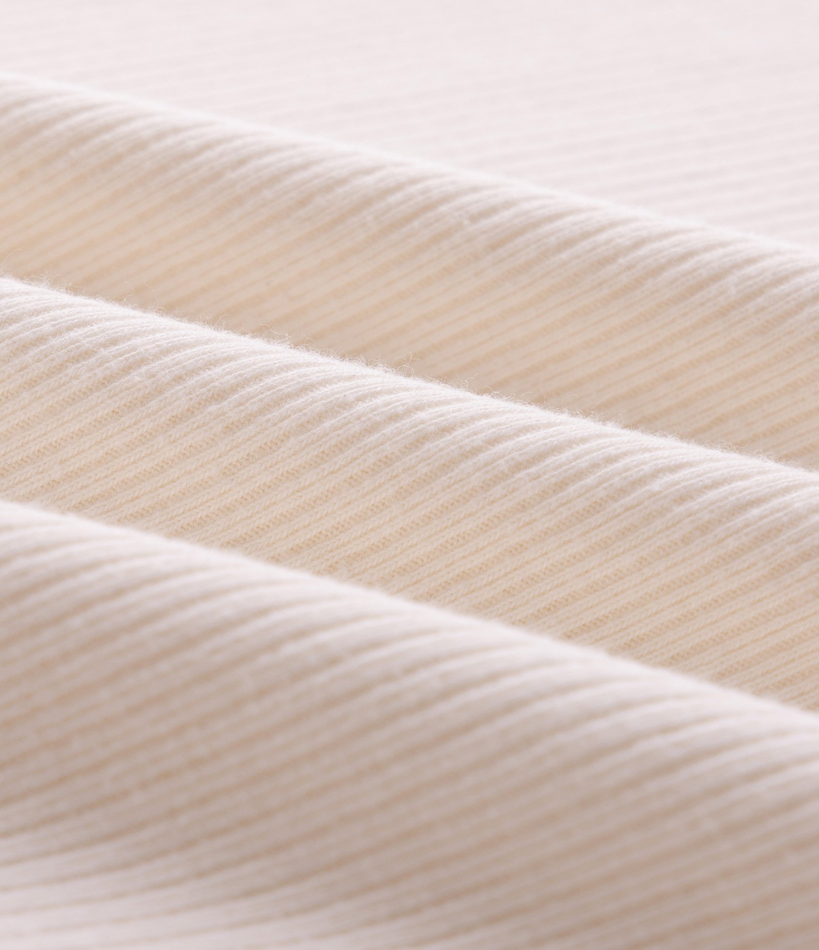 Camiseta Texturizada em Algodão com Gola Henley Off White