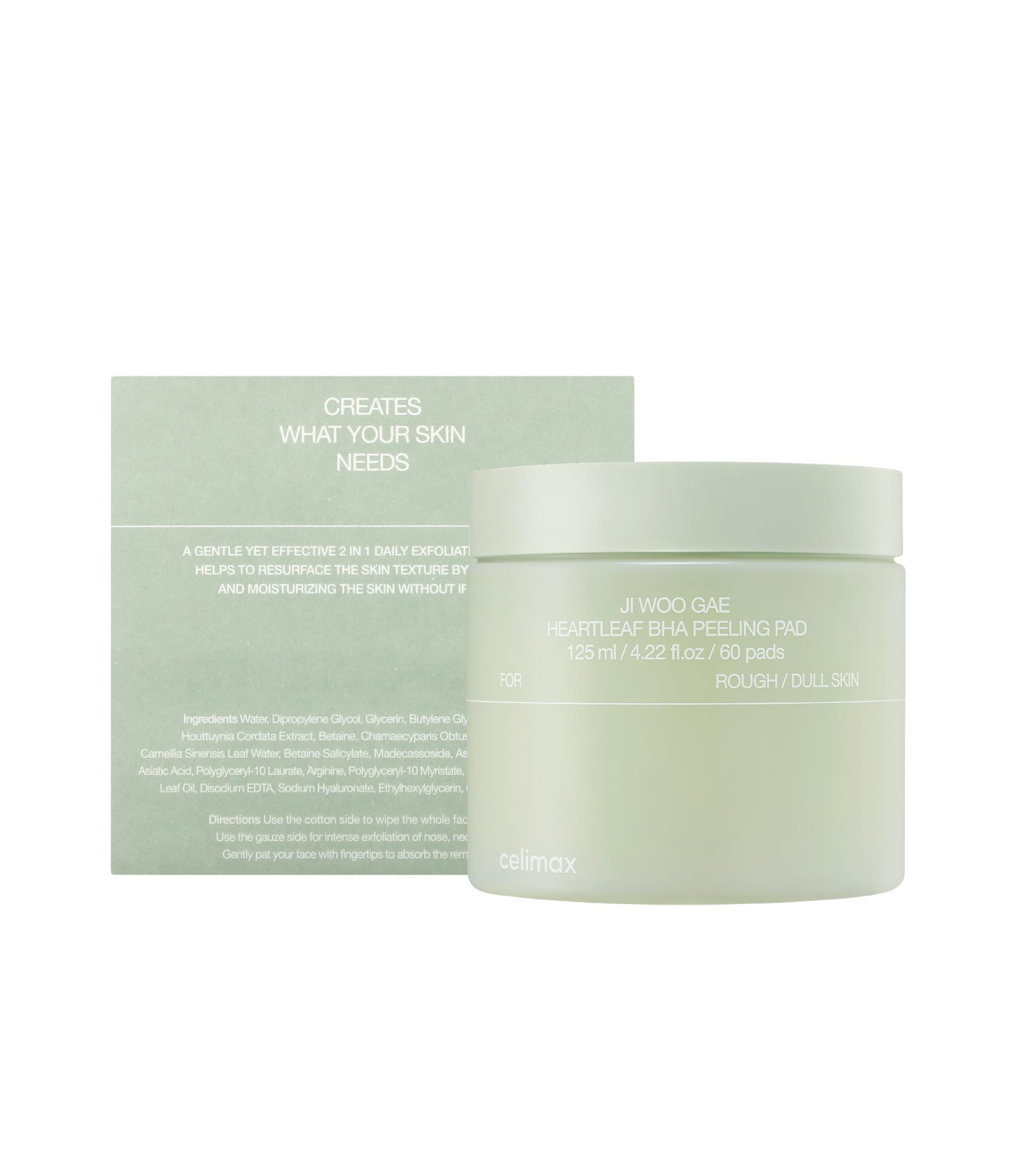 Tônico Facial Jiwoogae Peeling Pad 60uni Celimax U
