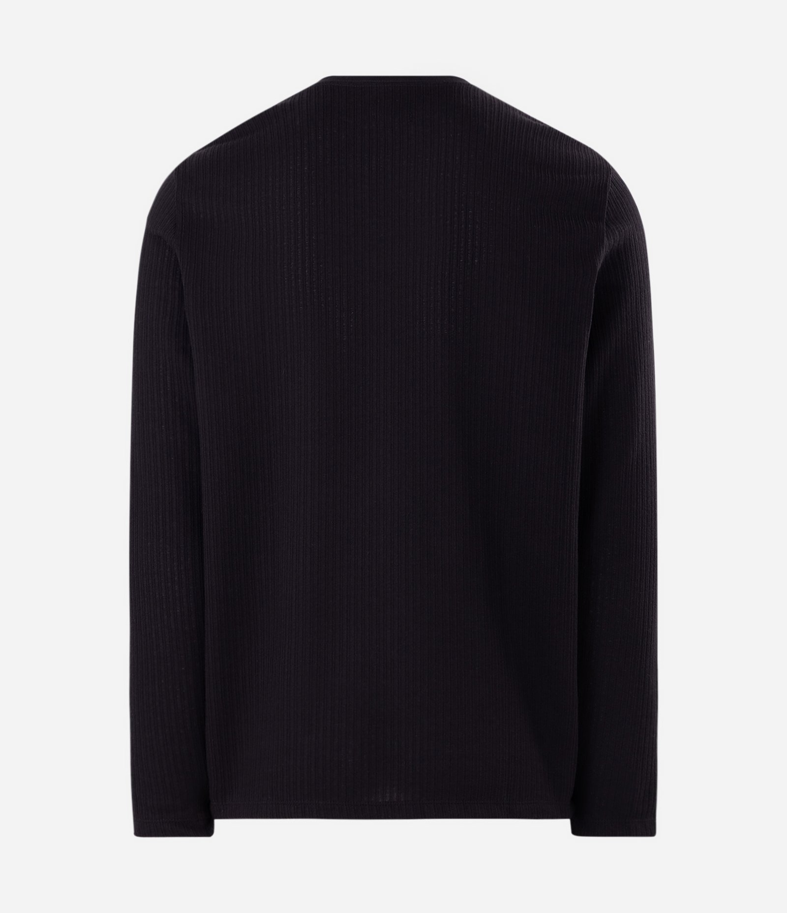 Camiseta Texturizada Com Punho Preto